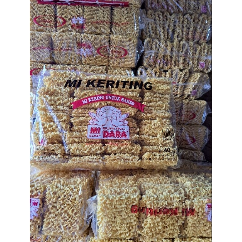 Jual Mie Keriting Cap Burung Dara / Mie Kering untuk Bakso Cap Burung ...