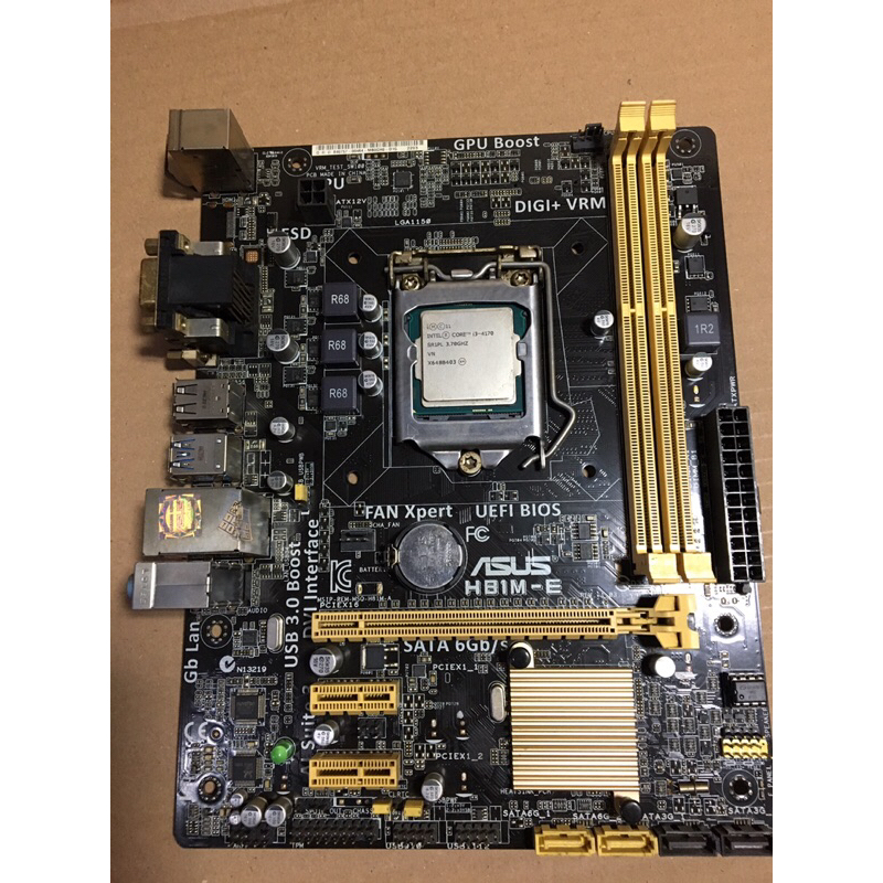 Jual Mobo Asus H81 + Processor i3 Gen4 + Fan | Shopee Indonesia