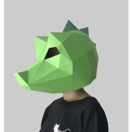 Jual Papercraft Topeng Crocodile Buaya Crocs Lucu Mask Premium 3D Unik ...