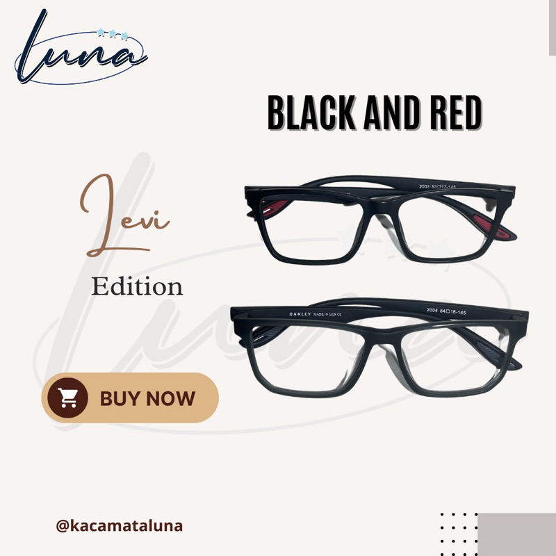 Jual Kacamata Luna Frame Lensa Edisi LEVI - Kotak | Murah Tren ...