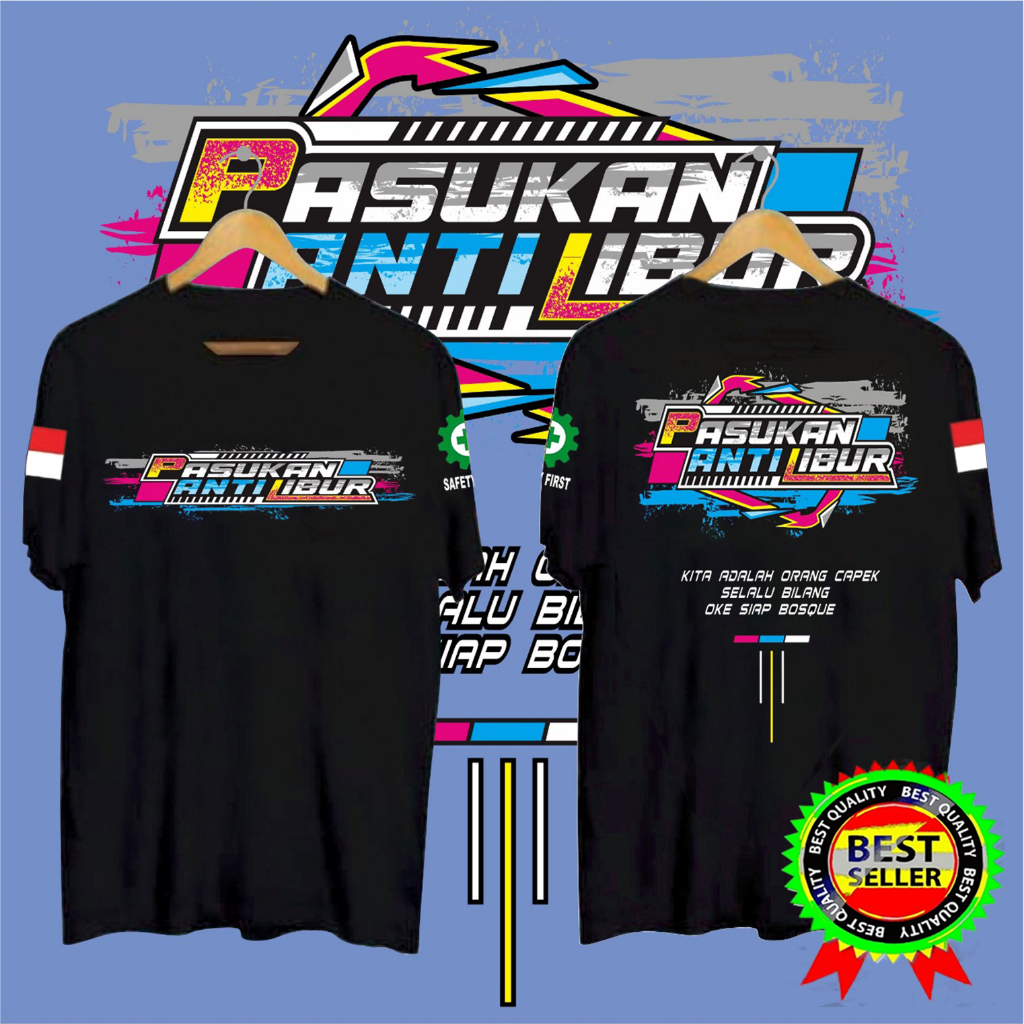 Jual KAOS PRIA PASUKAN ANTI LIBUR 2 | SIMPLE, DINAMIS, DAN MEMBERIKAN KESAN KASUAL | Shopee ...
