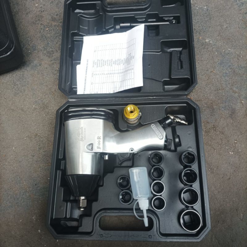 Jual Air impact wrench kit 1/2" Drive tjap mata single hammer | Shopee ...