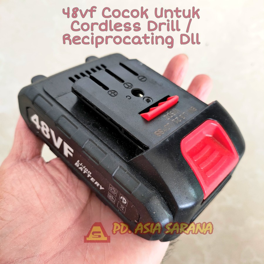 Jual Baterai 48Vf Cordless Drill Brushless JLD Mesin Reciprocating 48v Volt | Shopee Indonesia