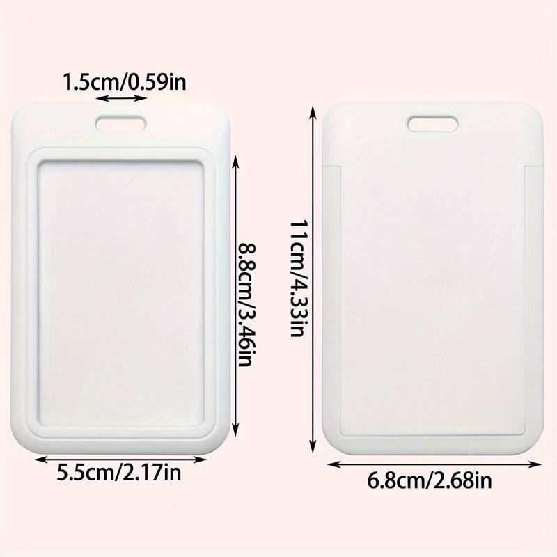 Jual Id Card Holder Name Tag Dorong Frame Id Card Slide Casing Kartu Id ...