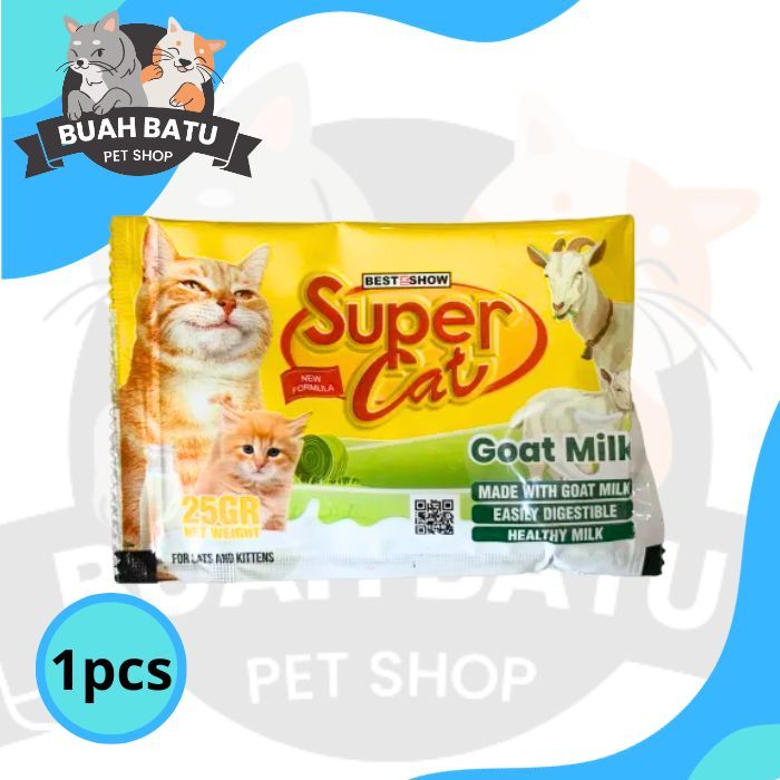 Jual Susu Kucing Super Cat Goat Milk Sachet 25gr | Shopee Indonesia