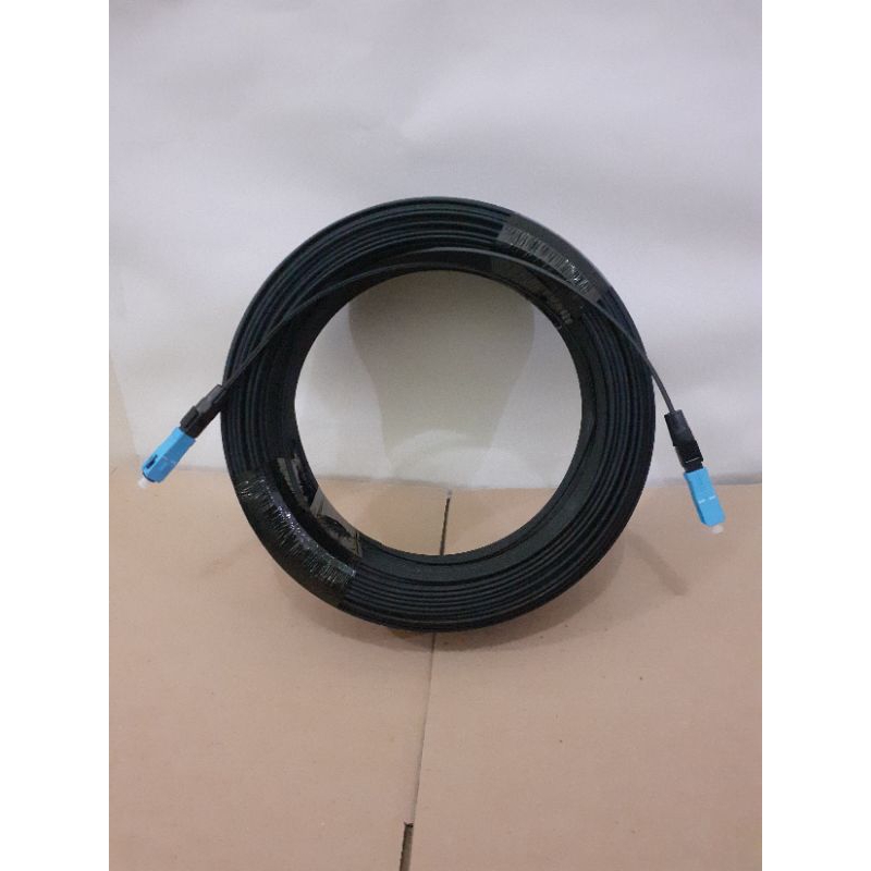 Jual kabel FO outdoor 1 core 3 seling panjang 65m fastcon dan siap ...