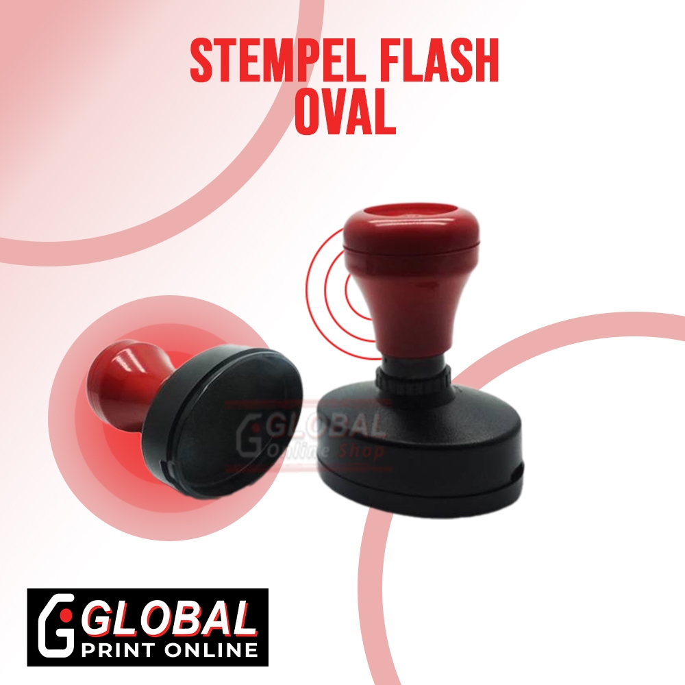 Jual Global Print Shop Online - Stempel Flash Custom Oval | Shopee ...