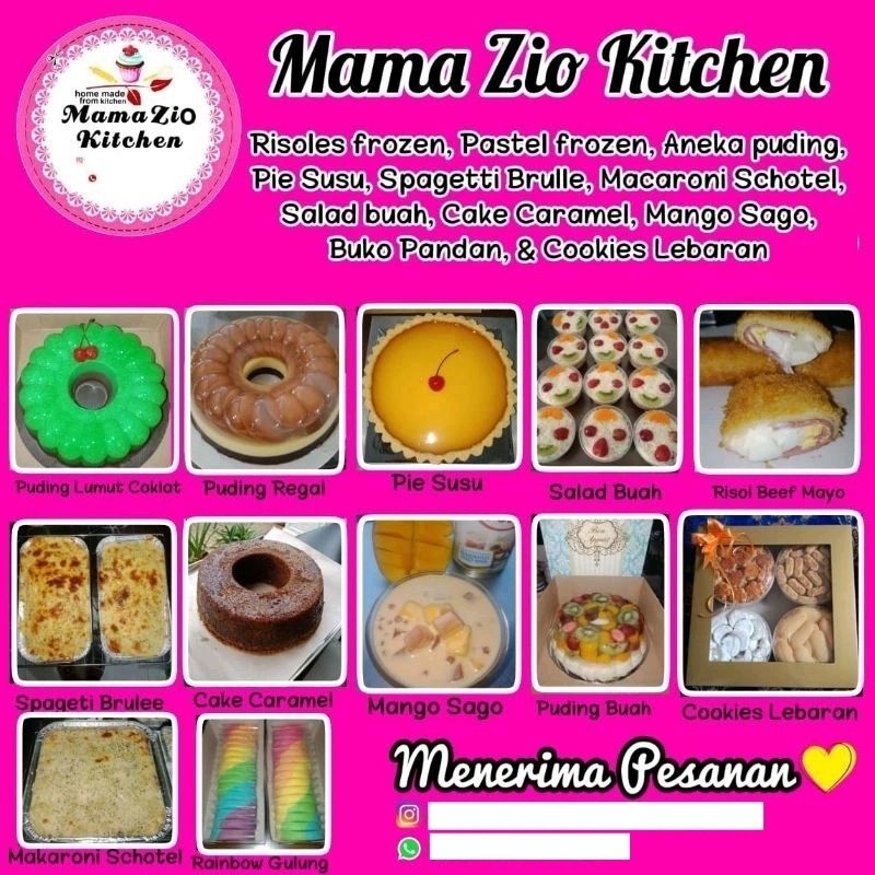 Jual Banner kue / makanan / cemilan ukuran 1x1 meter | Shopee Indonesia