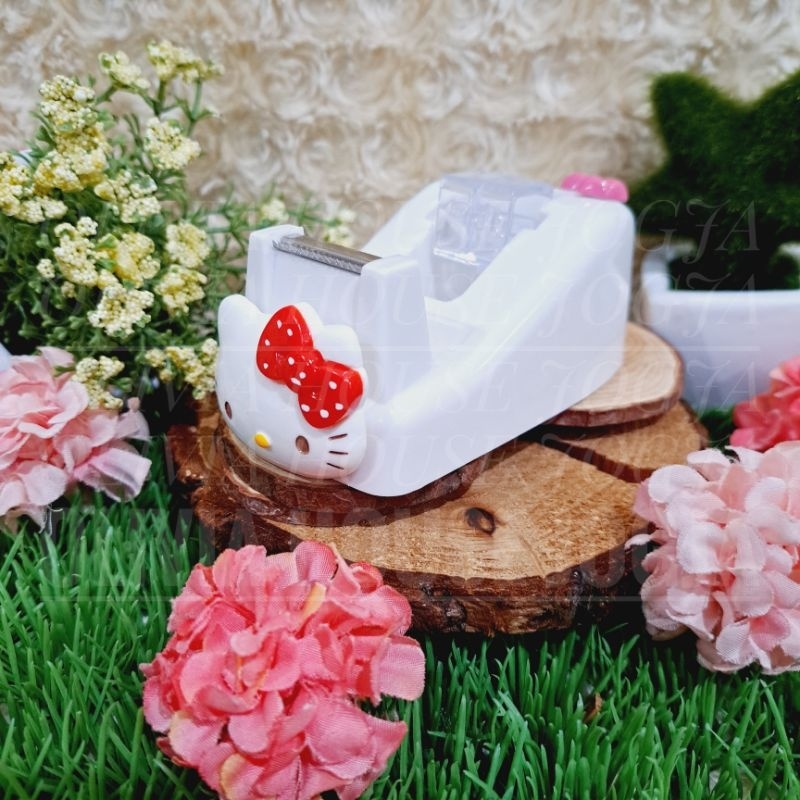 Jual Dispenser Isolasi Kecil Sanrio Hello Kitty Putih Tape Dispenser ...