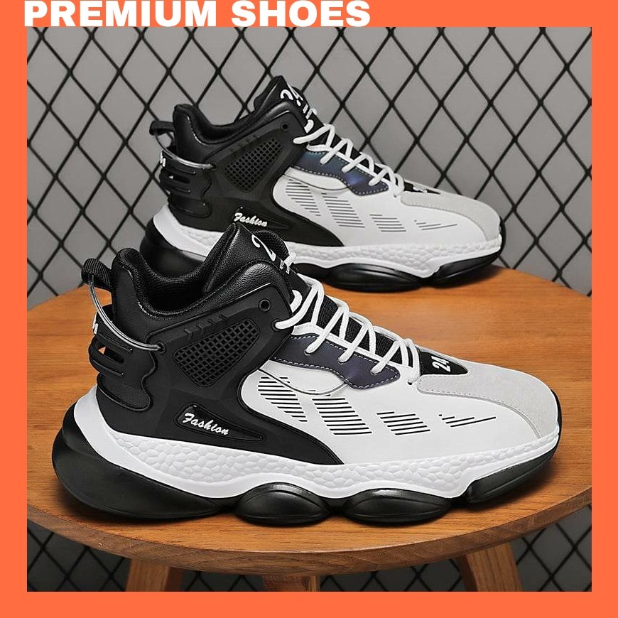 Jual NABU SHOES PREMIUM Sepatu Basket High-Top Baru Pria Import Sepatu Pria Popcorn Tren ...