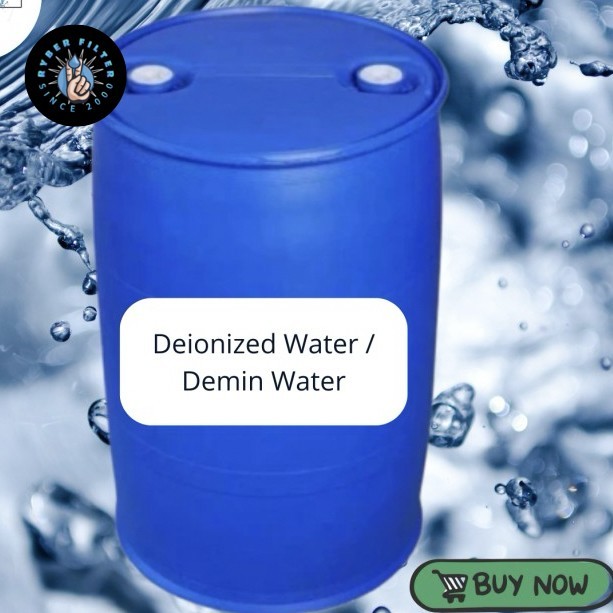 Jual Deionized Water / Demin Water + Drum Plastik 200 Liter / Tong Air ...
