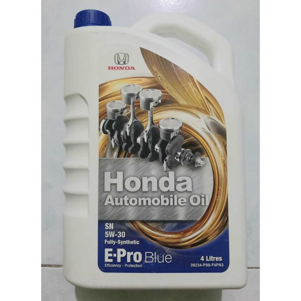 Jual HONDA AUTOMOBILE OLI MESIN E-PRO BLUE SN SAE 5W-30 @4 Liter FULLY ...