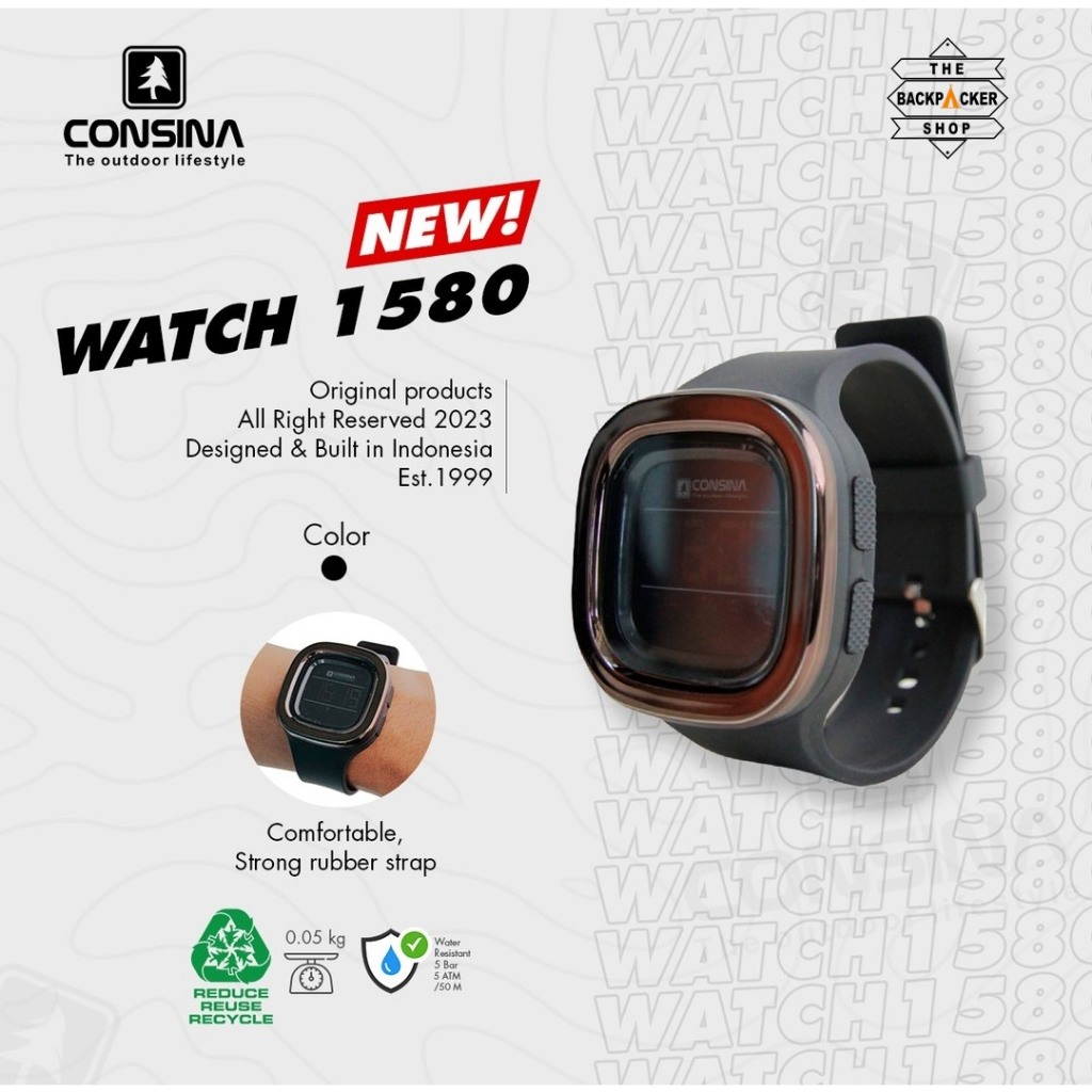 Jual Consina jam tangan 1580 watch outdoor digital original | Shopee ...