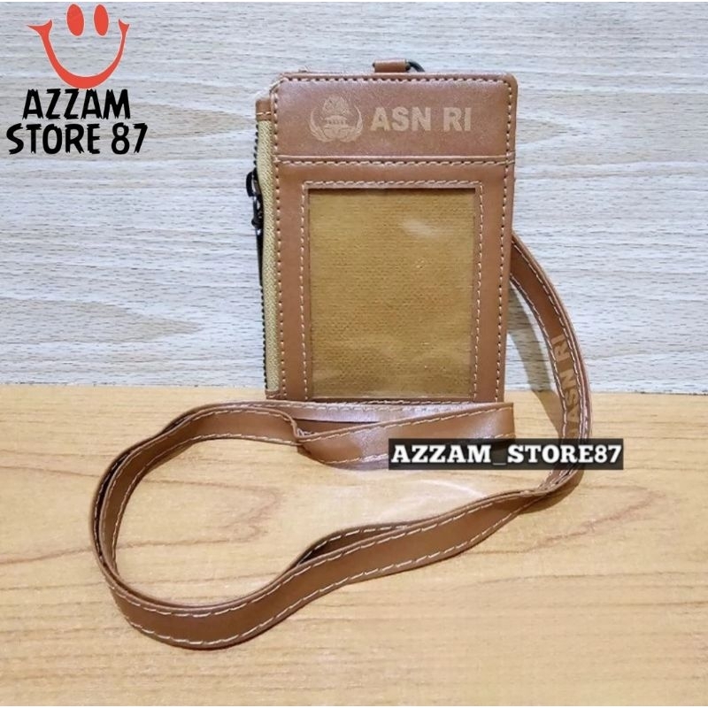 Jual Holder ID Card Tali Lanyard Name Tag Model Resleting Logo KORPRI ...