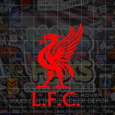 Jual Cutting Sticker Liverpool FC logo Ukuran 4 Cm Untuk Motor Mobil ...
