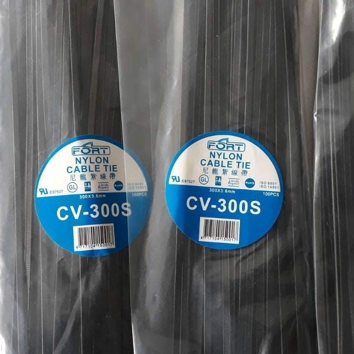 Jual Kabel Ties Fort CV-300 300mm Cable Tie panjang 30cm 3.6mm 4.8mm 7 ...