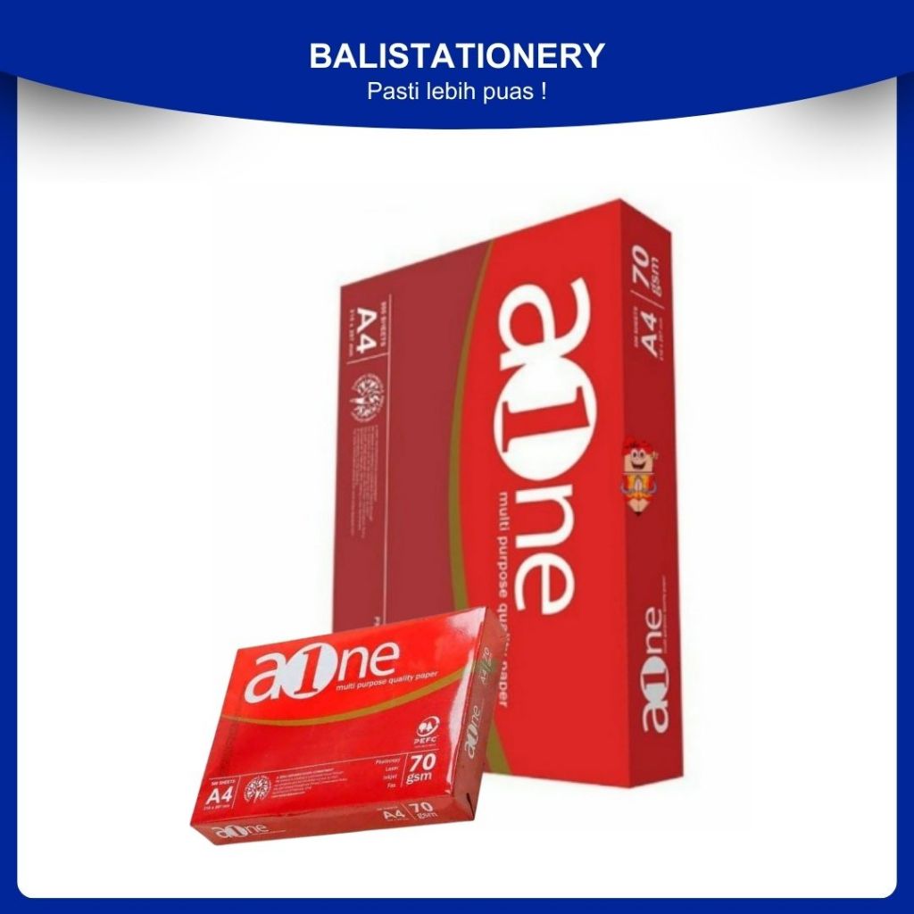 Jual Kertas HVS print foto copy ukuran A4 AONE 70 gsm | Shopee Indonesia