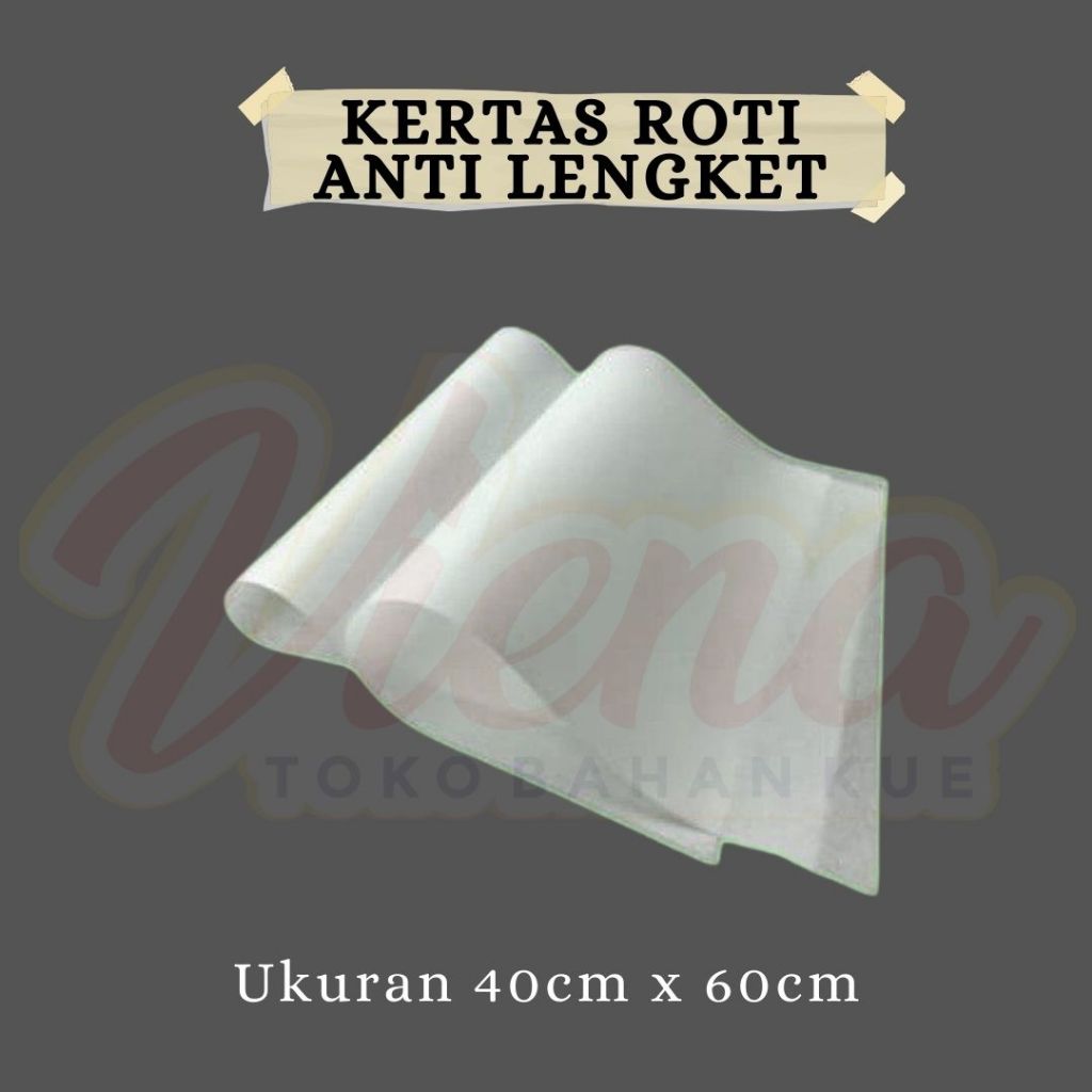 Jual Kertas Roti 40 x 60cm / Baking Paper Anti Lengket / Kertas Roti ...