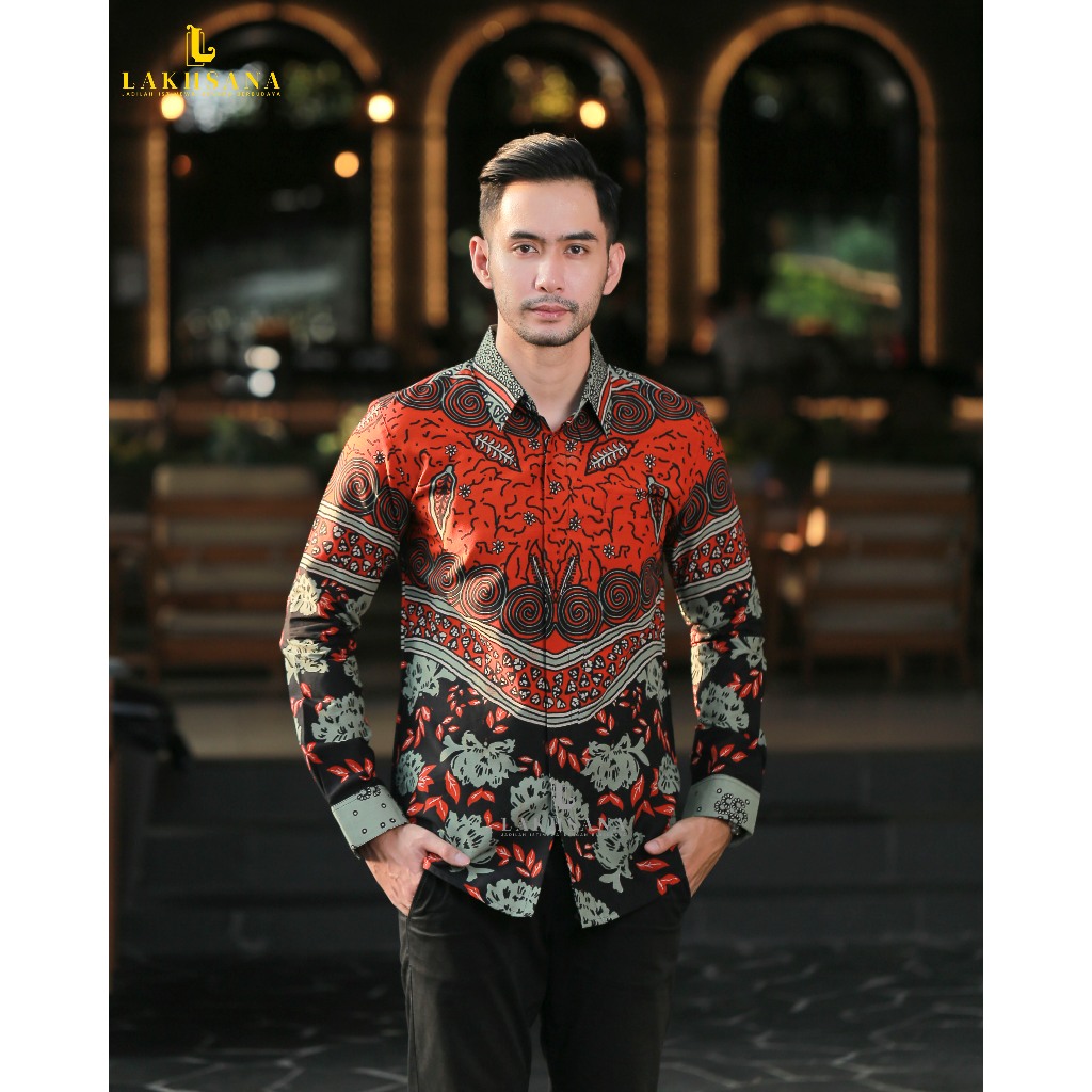 Jual Lakhsana Batik Nawasena - Kemeja Batik Premium Slimfit Lengan ...
