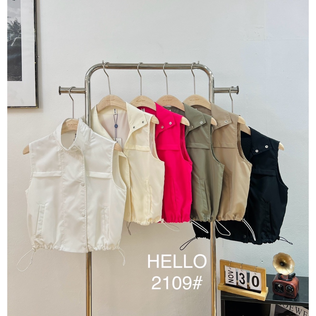Jual READYSTOCK HELLO 2109 BLAZER VEST TOP BANGKOK | Shopee Indonesia