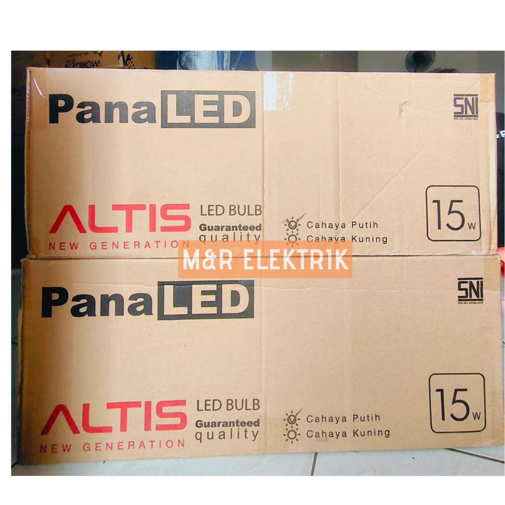 Jual PANALED ALTIS 15 Watt 1 DUS / 1 KARTON ISI 100 Lampu LED BULB 15W ...