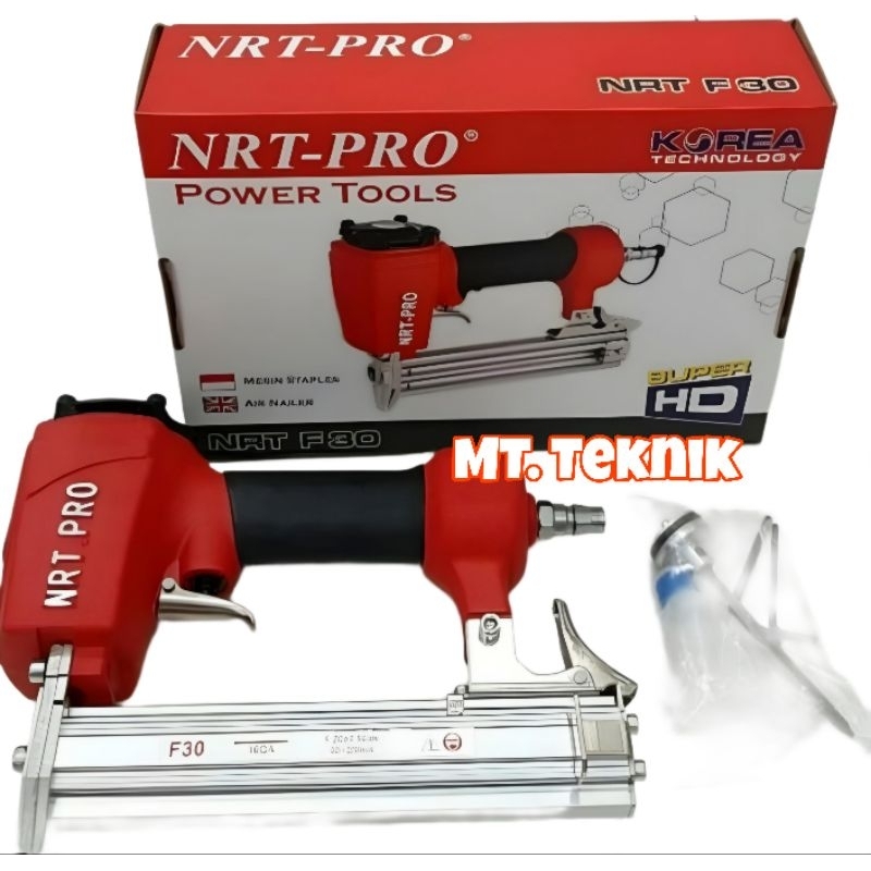 Jual NRT-Pro F30 HD Air nailer gun paku tembak lurus / staples angin mesin | Shopee Indonesia