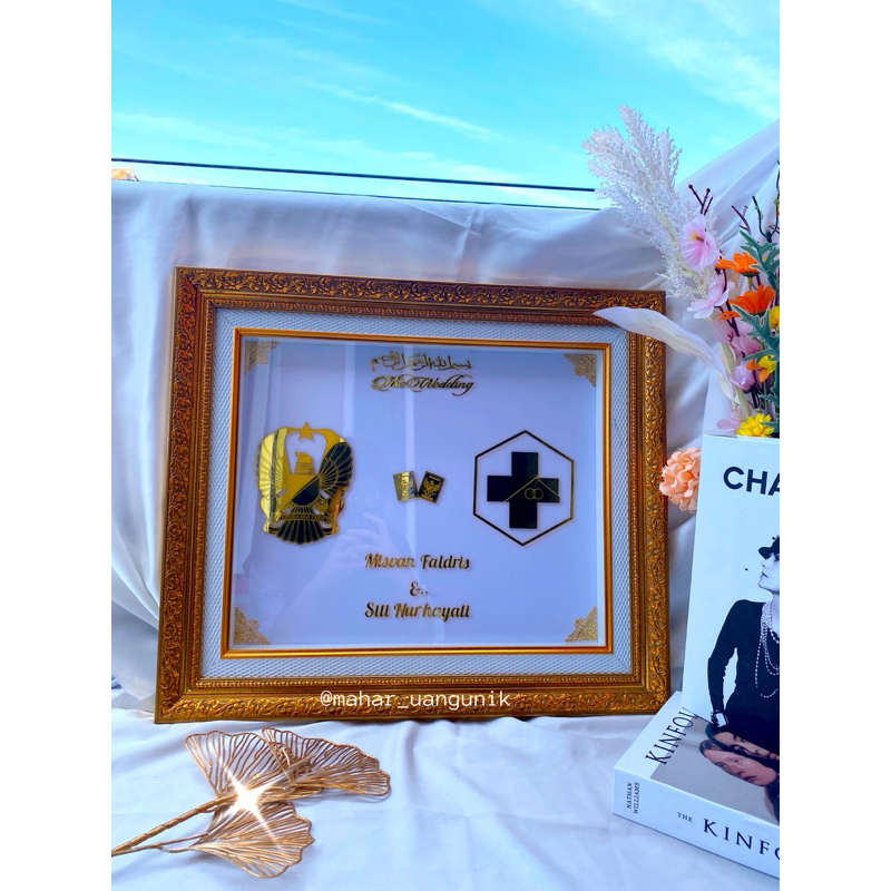 Jual Mahar Pernikahan Mahar Logo Instansi Full Akrilik Mahar Akrilik ...