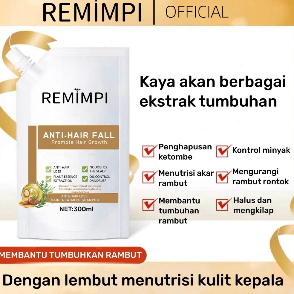 Jual DISKON REMIMPI Anti Hair Fall Hair Treatment Shampoo Oil Control ...