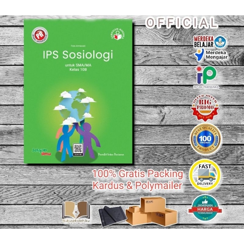 Jual Buku PR lks Interaktif Sosiologi Intan Pariwara SMA Kelas 10 Semester 2 Kurikulum Merdeka ...