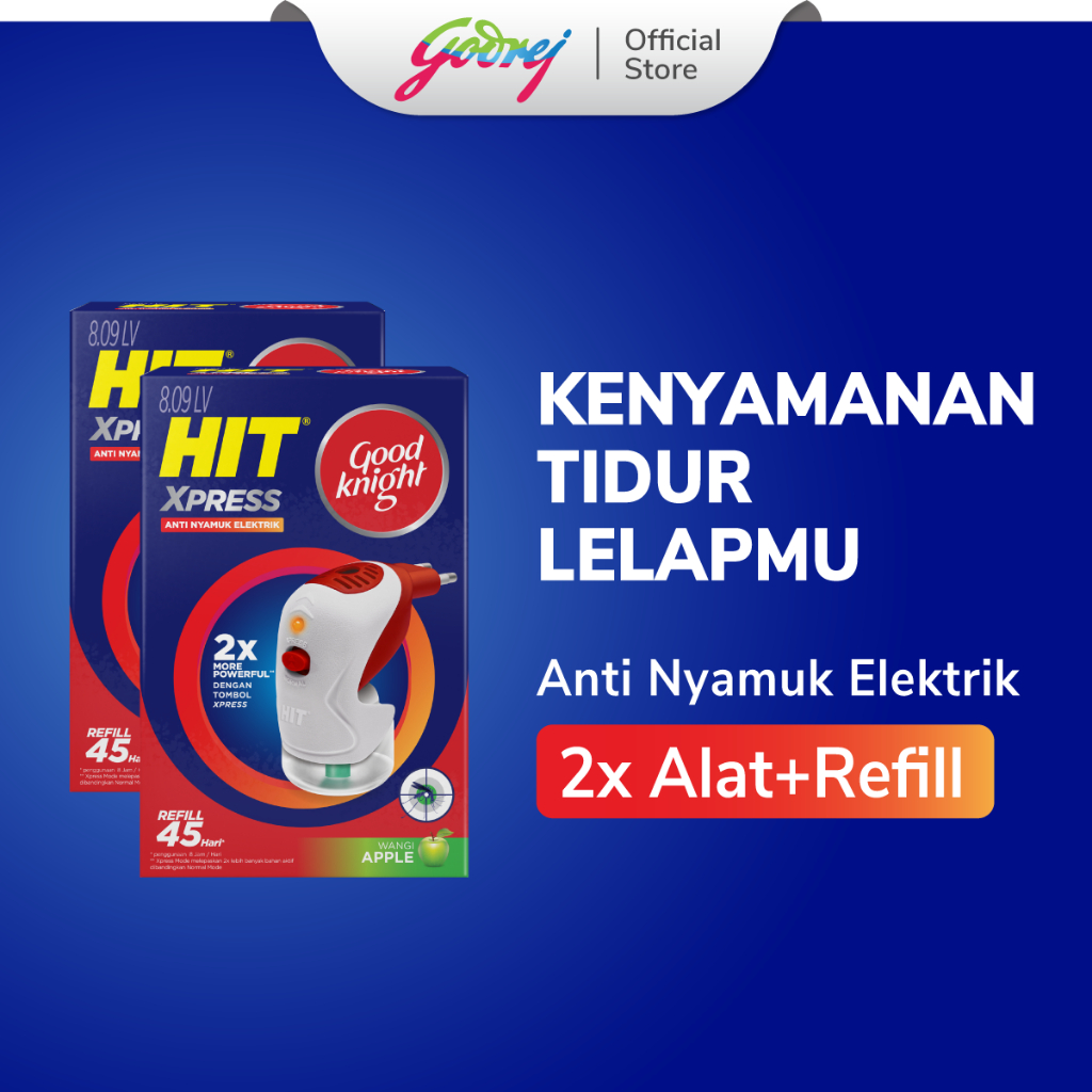 Jual Hit Good Knight Xpress Set x2 - Obat Nyamuk Elektrik - Bunuh ...