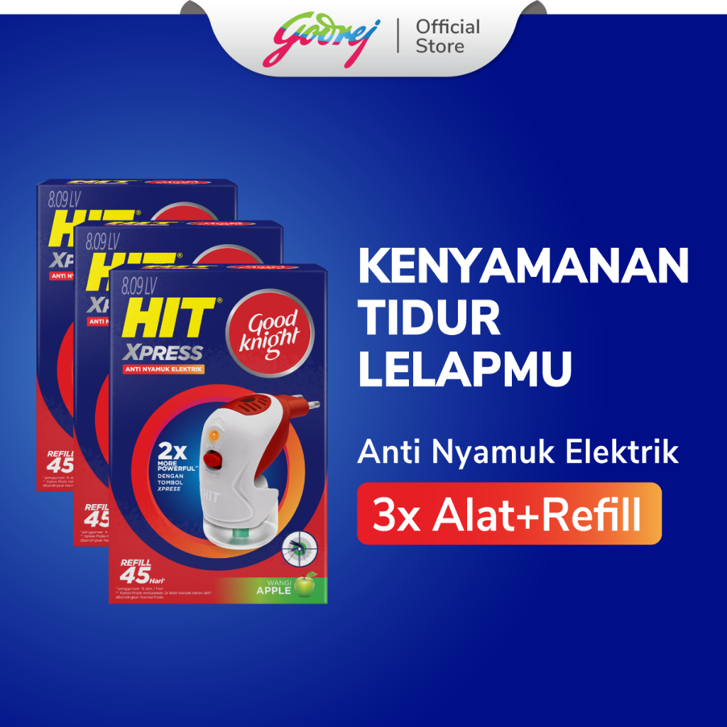 Jual Hit Good Knight Xpress Set x3 - Obat Nyamuk Elektrik - Bunuh ...