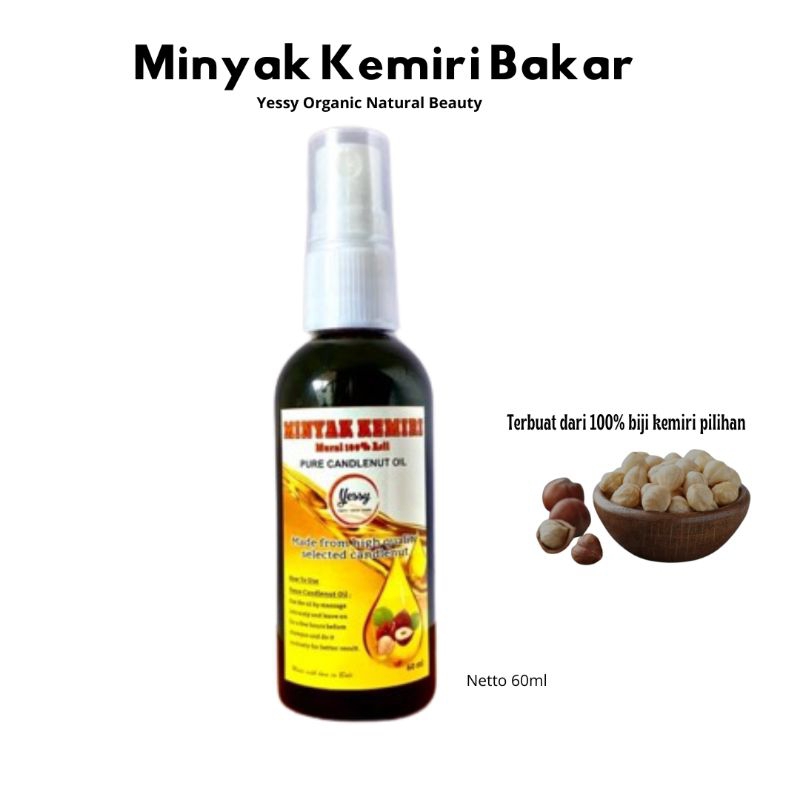 Jual 60ml | Minyak Kemiri Bakar Asli Penumbuh Rambut | Mencegah Uban ...