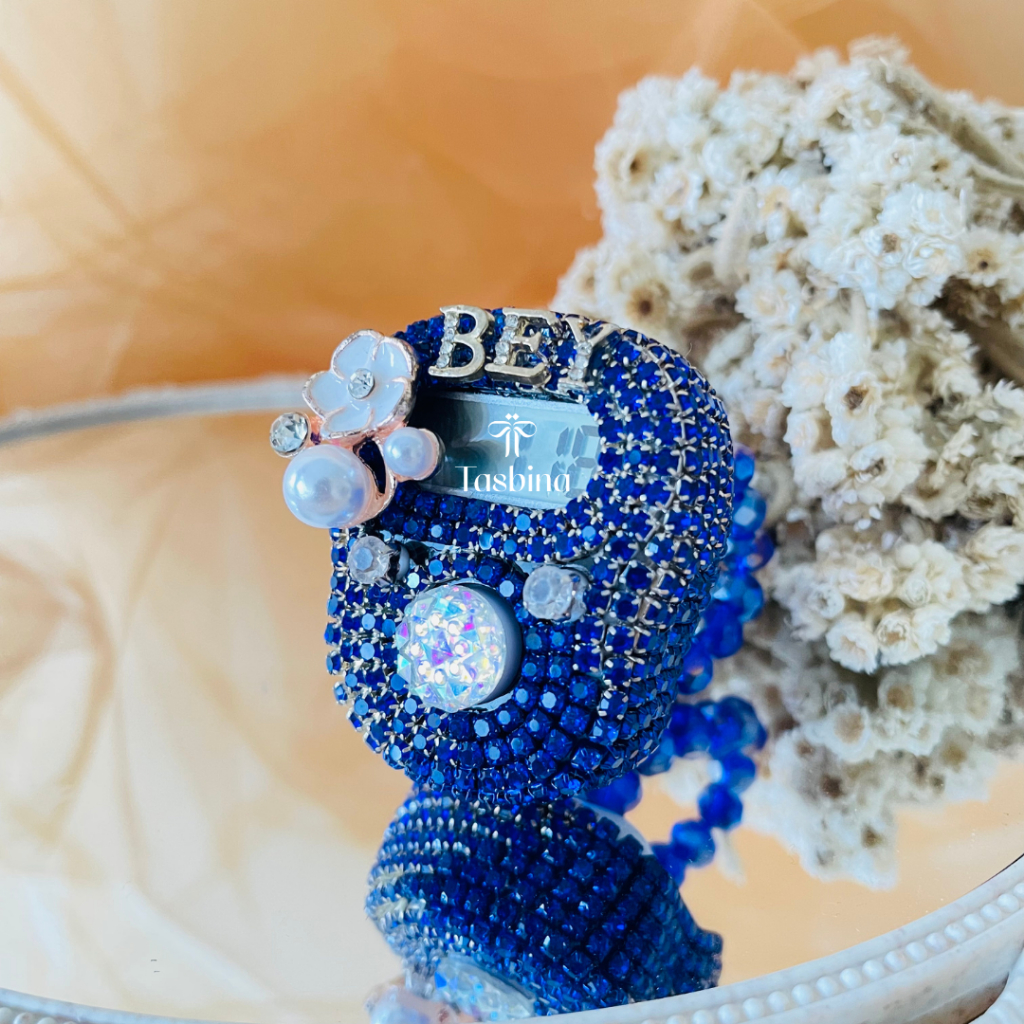 Jual PRE Tasbih Digital Cantik BirEL Biru BCA Alarm Alat Hitung Dzikir ...