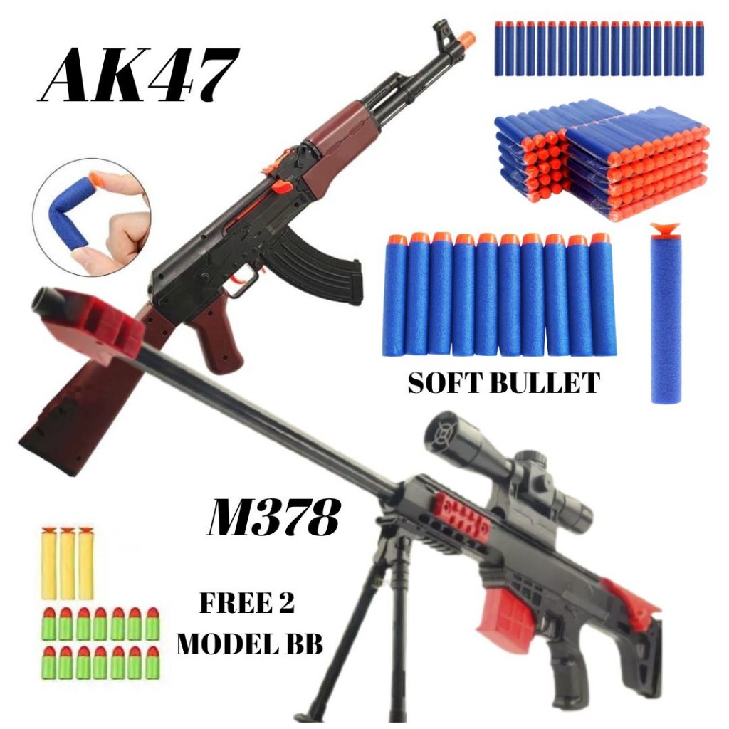 Jual tembakan mainan peluru busa m378 bro1222 untuk anak anak | Shopee ...