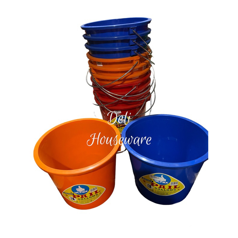 Jual ULTRA EMBER AIR PLASTIK TEBAL BANYAK UKURAN / EMBER WARNA JEMPOL ...