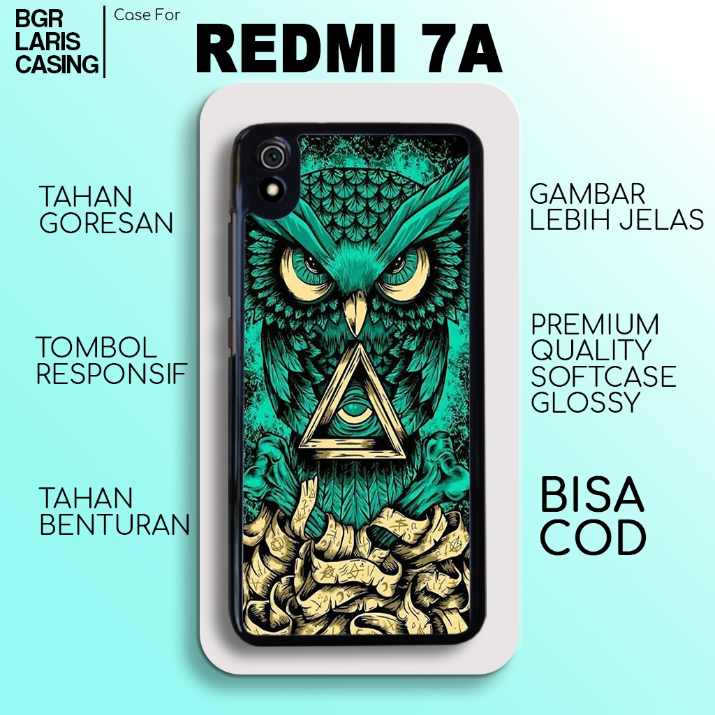 Jual case xiaomi redmi 7a motif terbaru aesthetic kartun owl 06 estetik ...