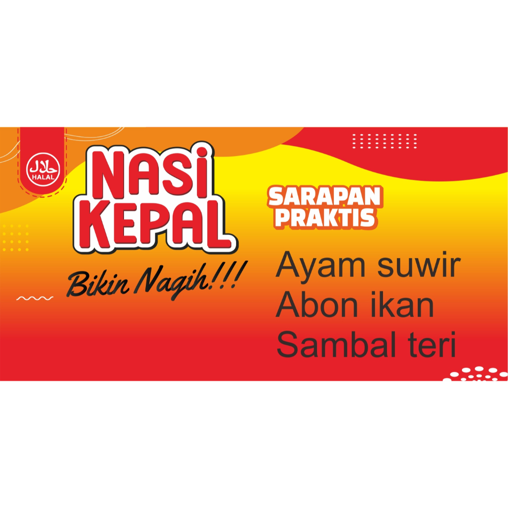 Jual SPANDUK BANNER NASI COKOT | Shopee Indonesia Jual SPANDUK BANNER NASI COKOT | Shopee Indonesia