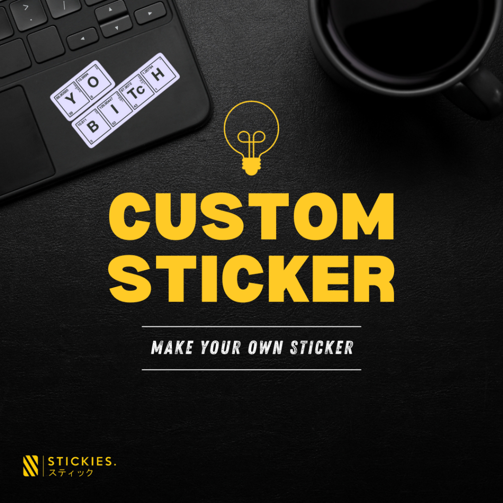 Jual Custom Sticker | High Quality | Vinyl | Murah | Shopee Indonesia