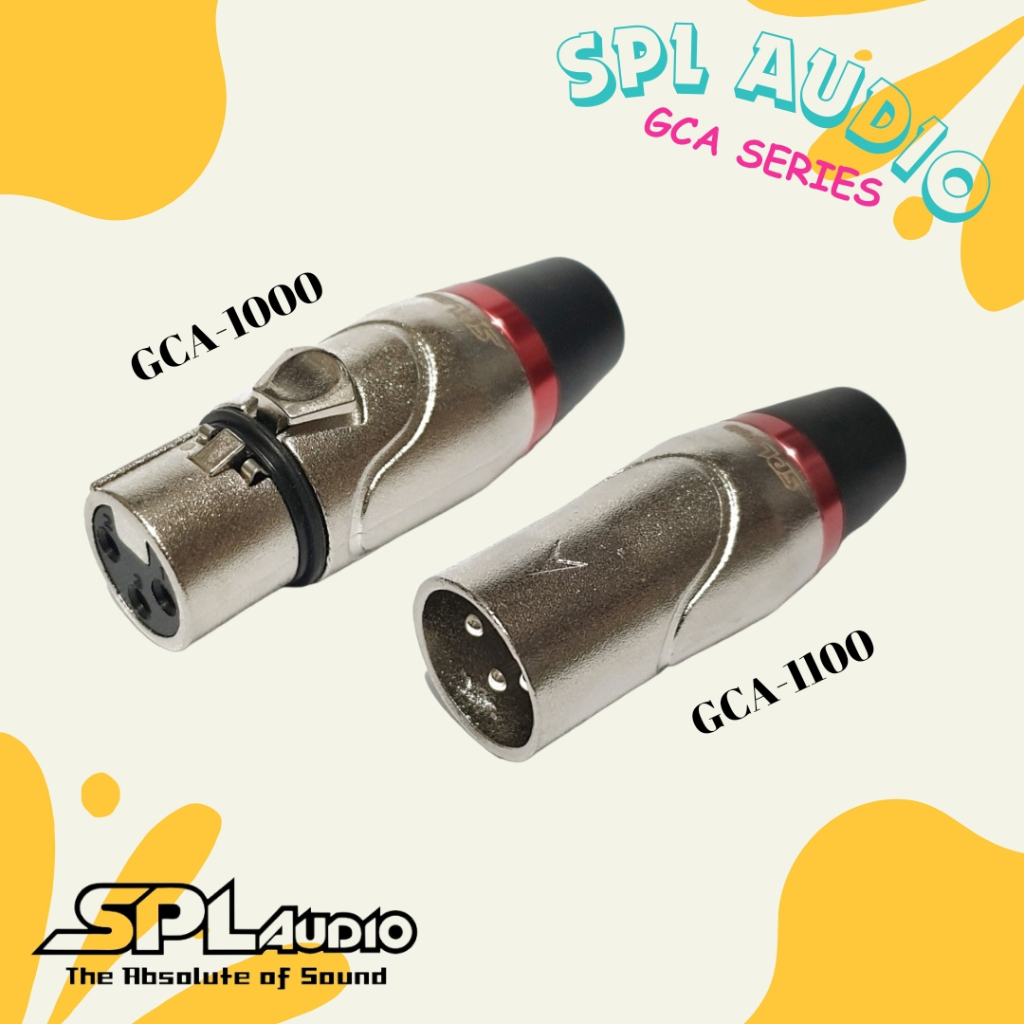 Jual Jack Microphone SPL GCA Audio XLR Male Female satu set Sepasang ...