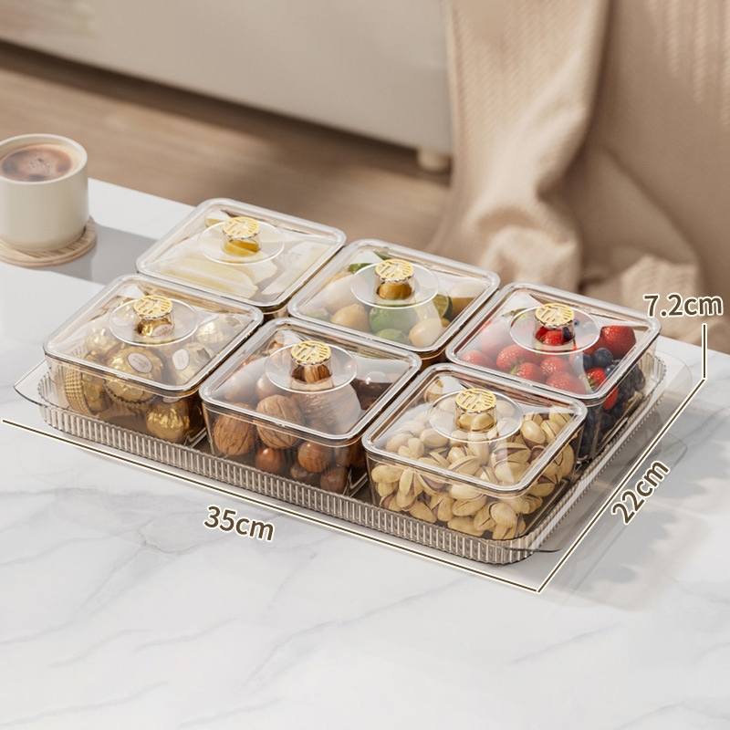 Jual Muzy Snack Tray Fruit Tray Snack Cemilan Kotak Makanan Toples ...