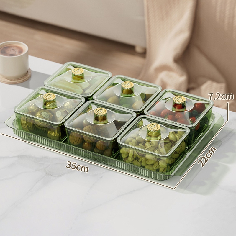 Jual Muzy Snack Tray Fruit Tray Snack Cemilan Kotak Makanan Toples ...