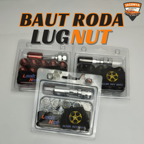 Jual Mur Roda L Racing Baut Lugnut Roda Velg 12x1.5mm 16Pcs | Shopee ...