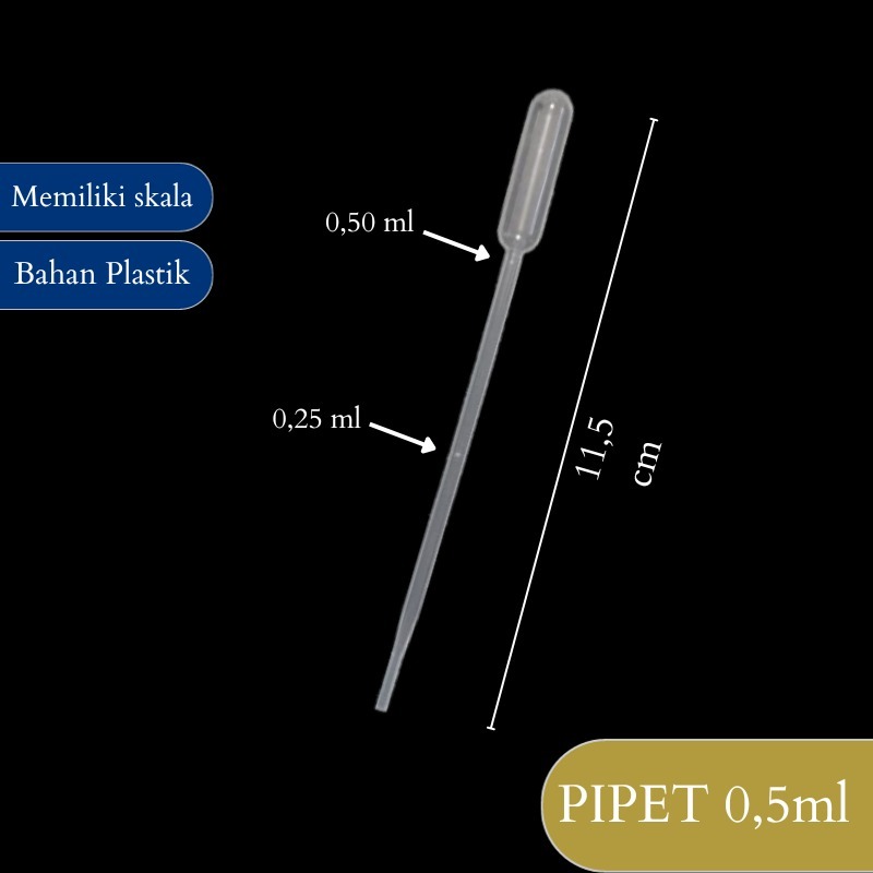 Jual 100PC Pipet Tetes Plastik 0,5ml 1ml 2ml 3ml 5ml Pipet Laboratorium ...