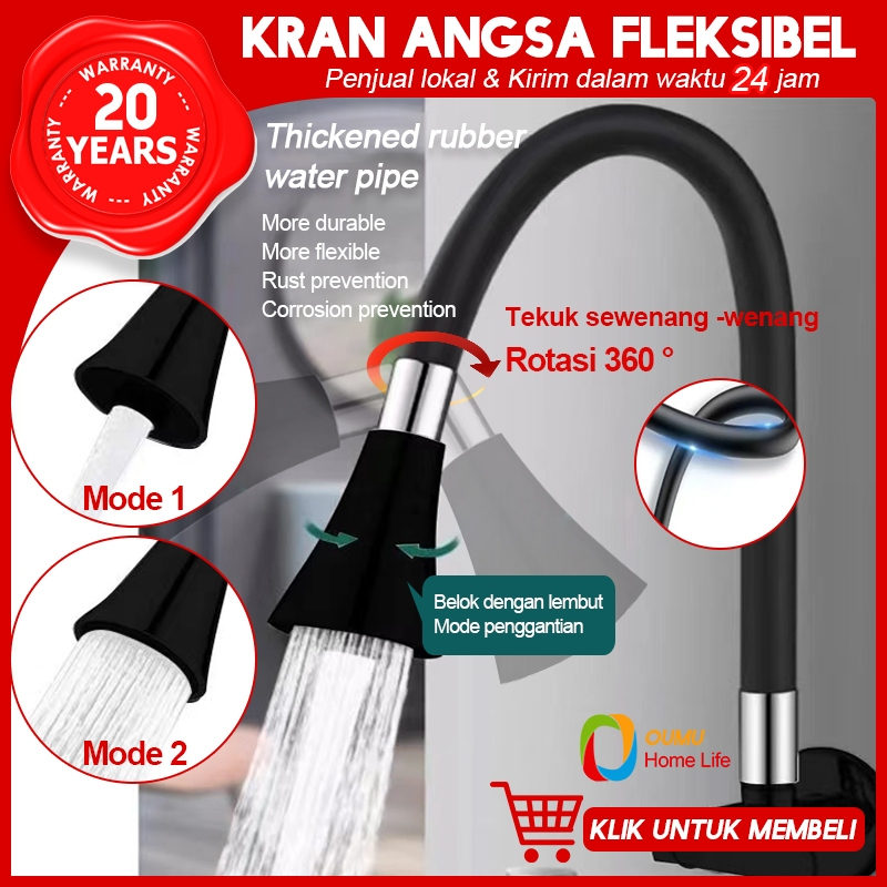 Jual Kran Angsa Fleksibel/Kran Cuci Piring Hitam/Kran Cuci Piring ...