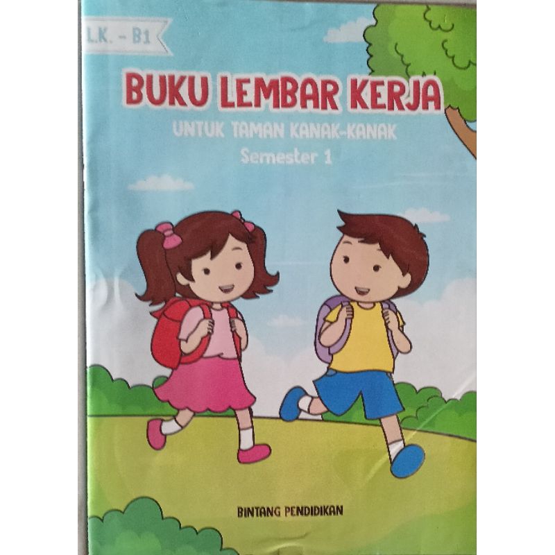 Jual LKS Untuk PAUD/TK Dan RA Kelompok Usia 5- 6 Thn Semester Satu Buku ...