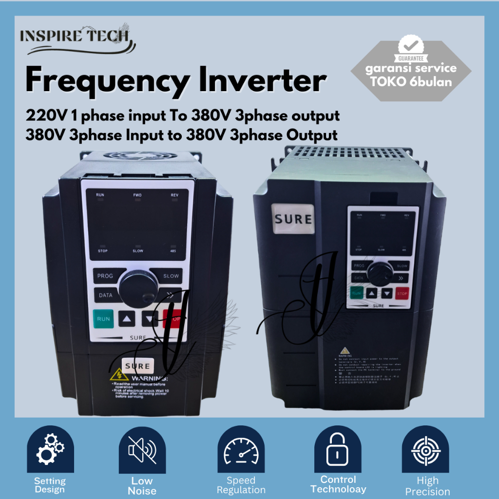 Jual Inverter Frequency 3.0KW input 1phase 220V output 3phase 220V/ Input 3phase 380V to output ...