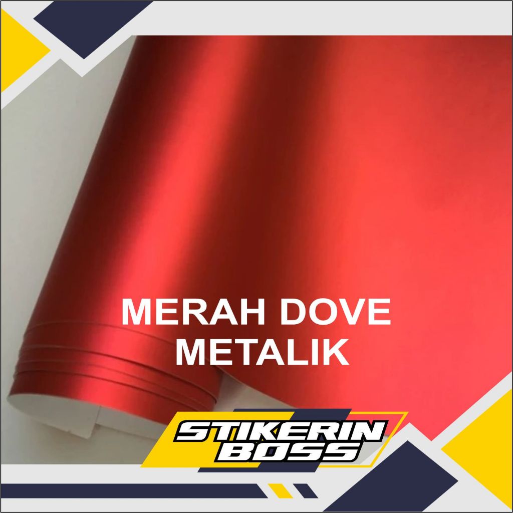 Jual Stiker Merah Metalik Dove Stiker Motor Warna Original Motor ...