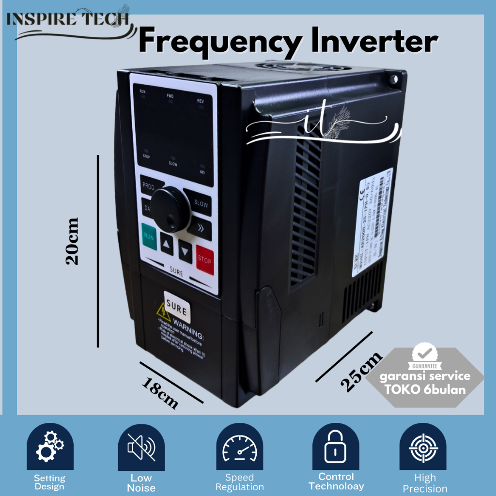 Jual Speed Controller Variabel SURE INVERTER 3.0KW 380v input 3phases input To 380v 3phase ...