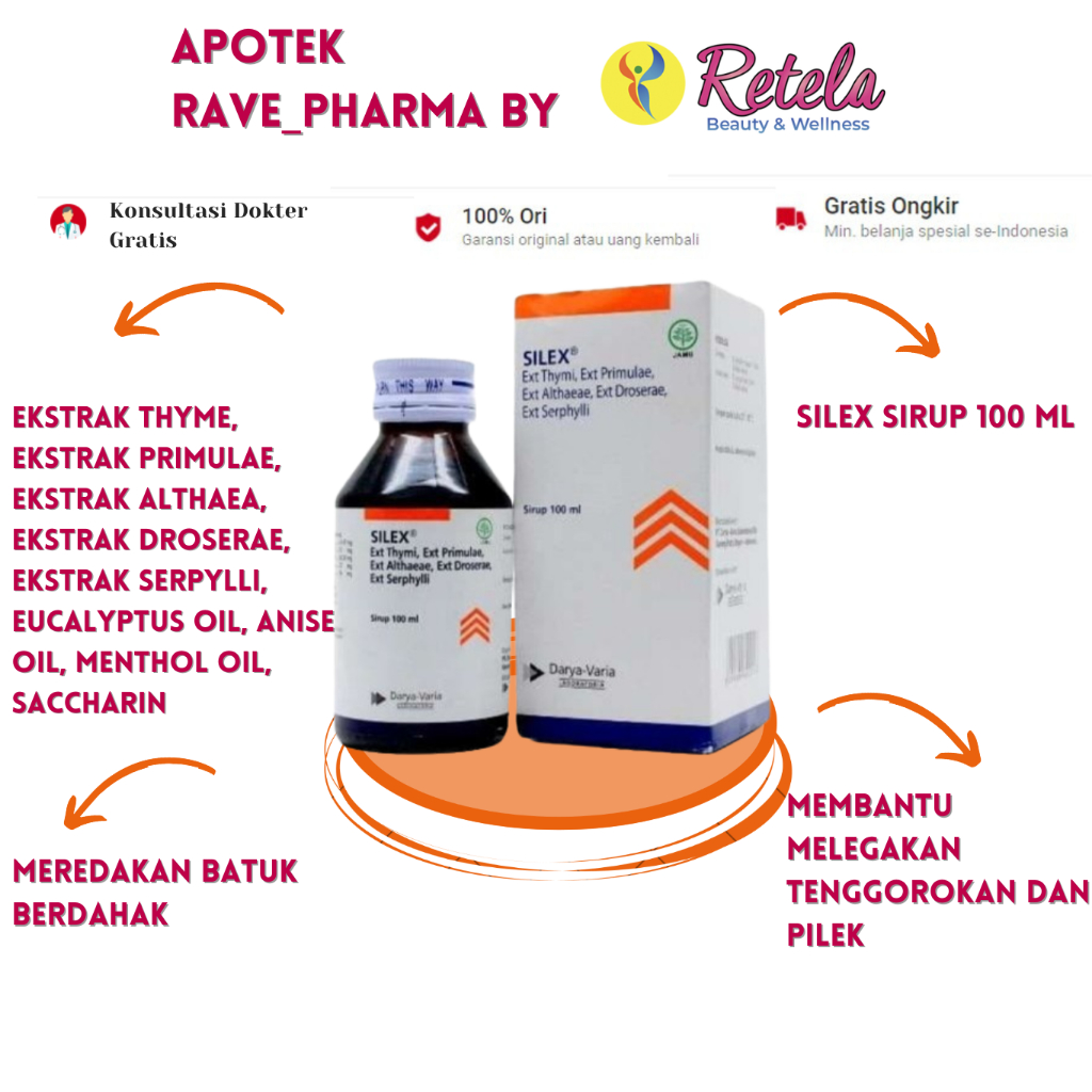 Jual SILEX SYRUP 100ML | Shopee Indonesia
