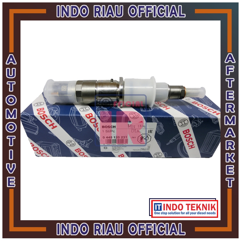 Jual Injector Komatsu PC 200-8 PC200 Asli Original Bosch 0445120231 ...